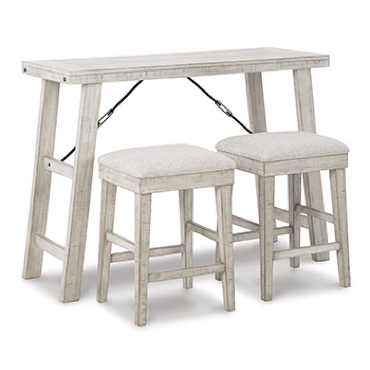 Carynhurst Counter Height Dining Table and Bar Stools (Set of 3 ...